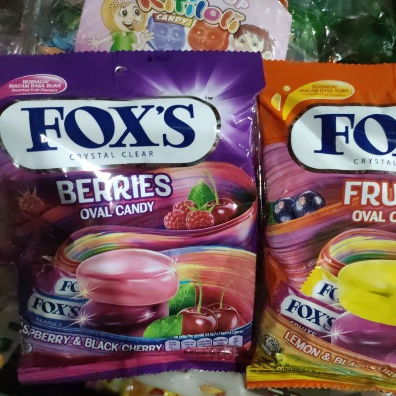Jual permen fox's crystal clear | Shopee Indonesia