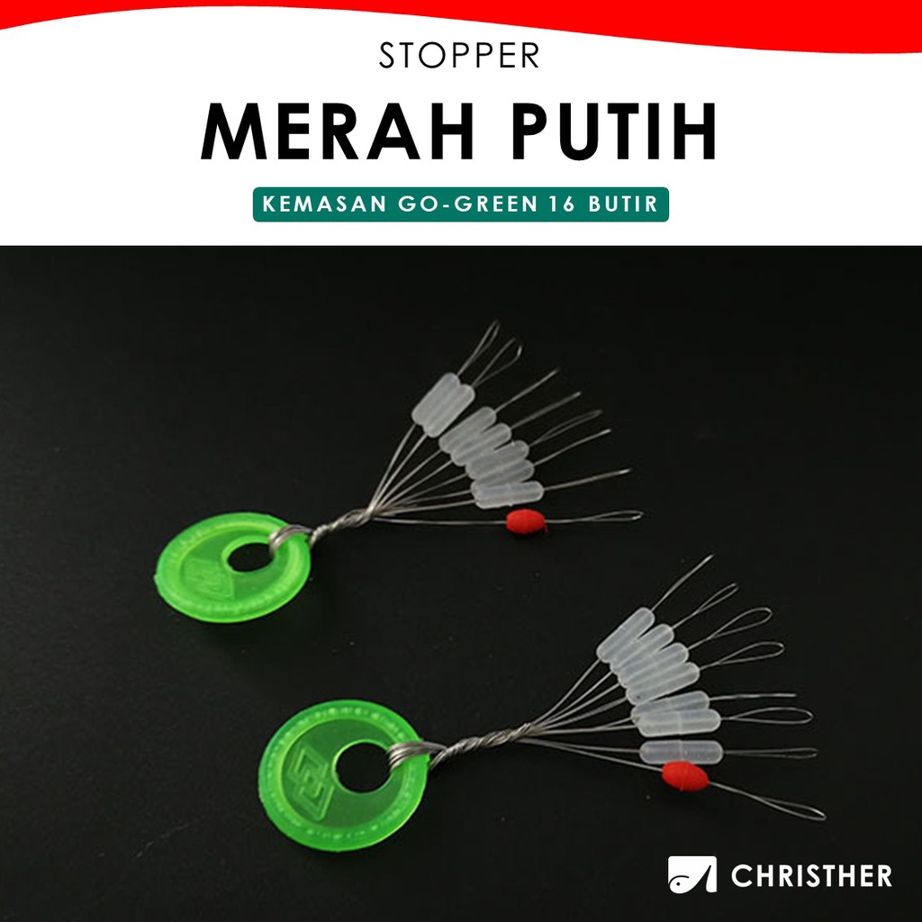 Jual Stopper Pancing MERAH PUTIH Kemasan Ramah Lingkungan / Fishing ...