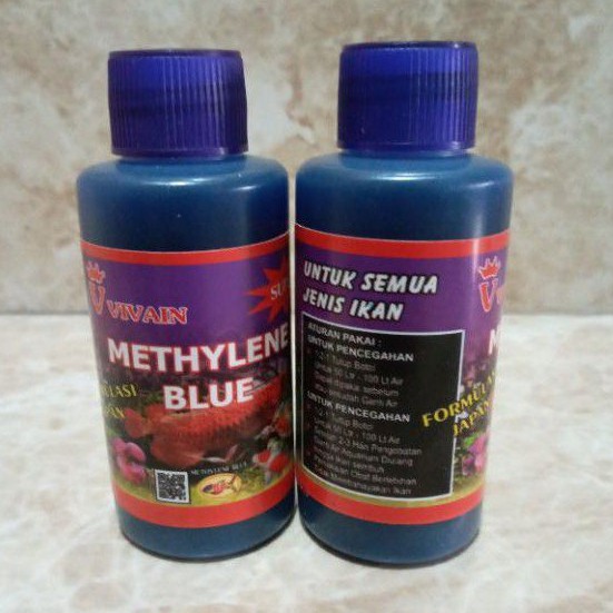 Jual METHYLENE BLUE /METINE BIRU/METIL Obat Biru IKAN | Shopee Indonesia