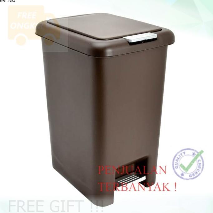 Jual NEW KRISBOW TEMPAT TONG SAMPAH INJAK PEDAL PERSEGI 20 LTR/PEDAL BIN SSD3561DF | Shopee ...