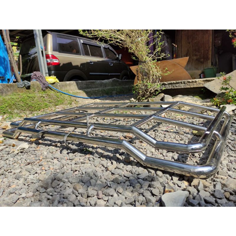 Jual Rak Cabin / Kabin L300 stainless tingkat tumpuk 2 las full rajin ...