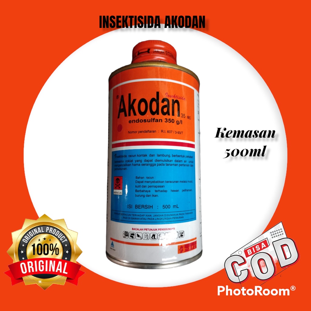 Jual Insektisida Akodan Endosulfan350 ec Kemasan 500ml Obat Hama Wereng ...