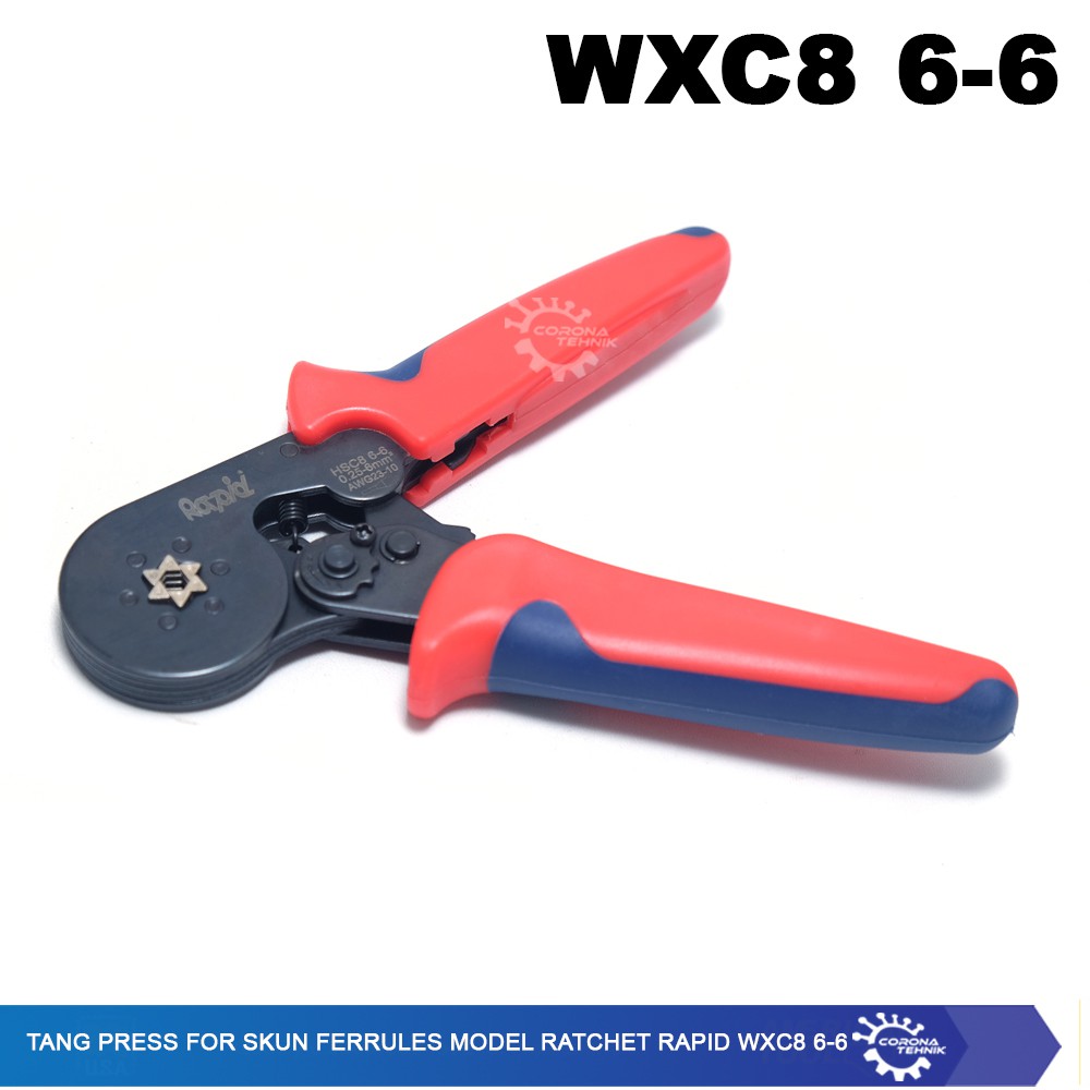 Jual Rapid WXC8 6-6 - Tang Press For Skun Ferrules Model Ratchet ...