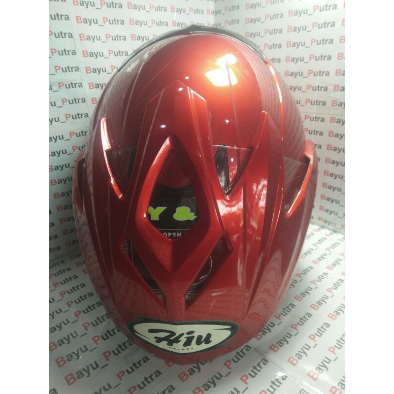 Jual Helm Hiu Arrow Model Baru Doble visor 100% Original | Shopee Indonesia