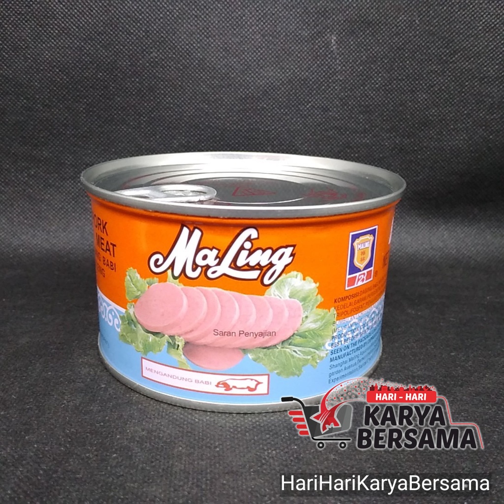 Jual MAKANAN KALENG MALING MA LING CANNED PORK LUNCHEON MEREK TTS 397GR ...