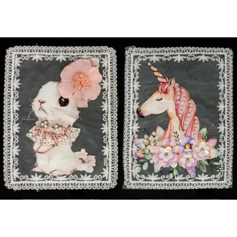 Jual lace bordir printing, lace combine sablon, 3d design sablon ...