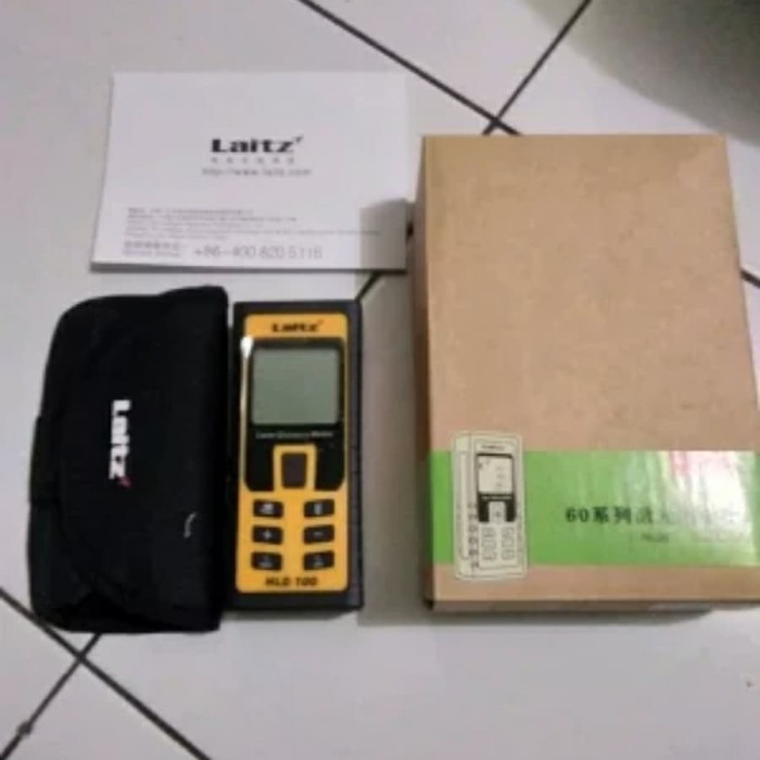 Jual Meteran Laser Laitz Hld 100 Jarak 100 Meter | Shopee Indonesia