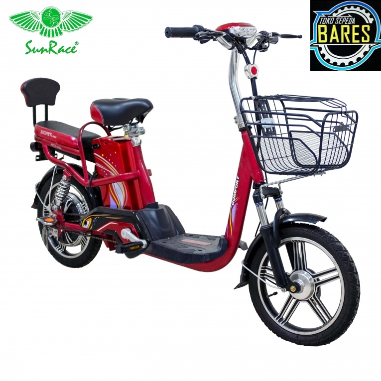 Jual Sepeda Listrik SunRace Richey Comfort 12AH | Shopee Indonesia