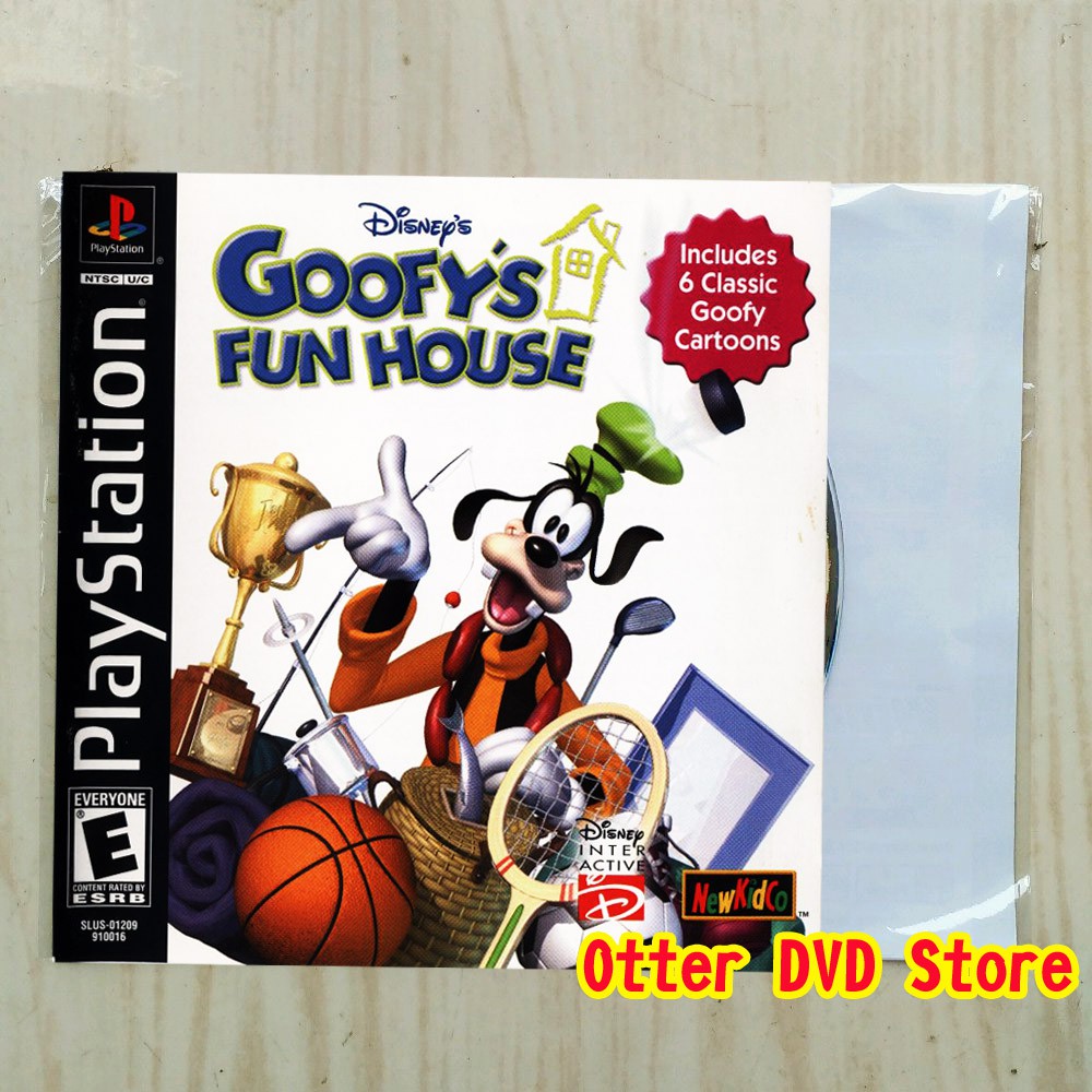 Jual Kaset CD Game Ps1 Ps 1 Disney's Goofys Disney Goofy Fun House ...