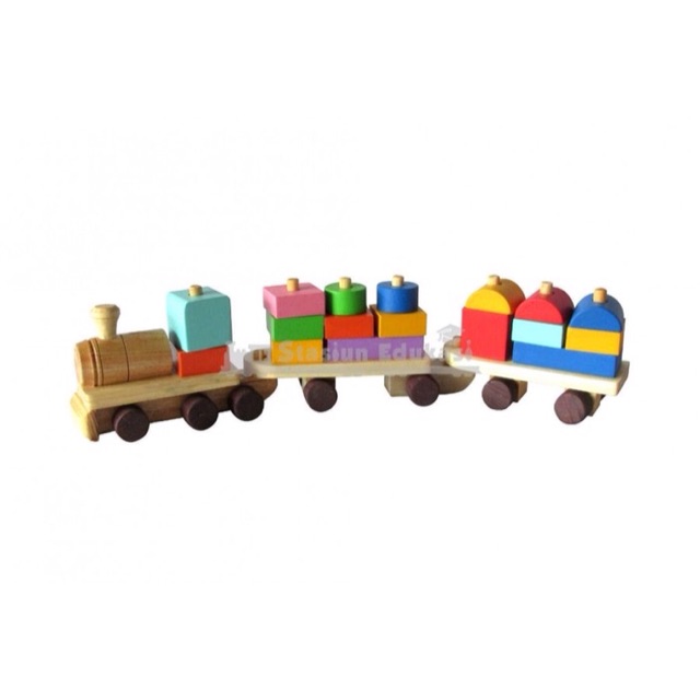 Jual Mainan edukasi / kereta balok | Shopee Indonesia