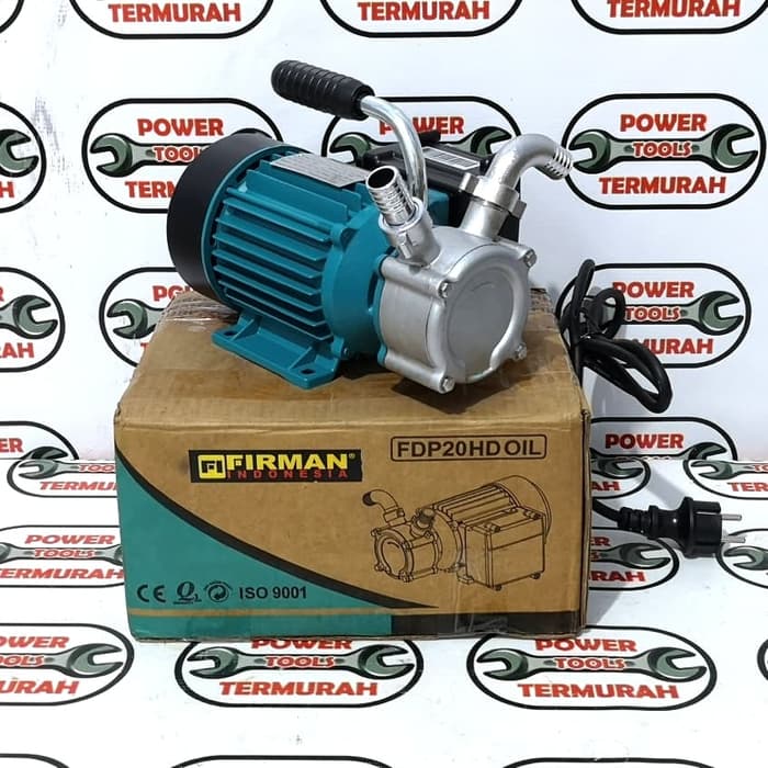 Jual Pompa Oli FIRMAN 3/4" FDP-20 Pompa Cairan Kental Solar Listrik FDP ...