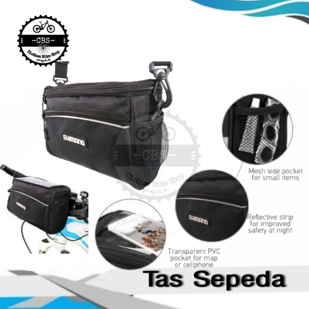 Jual TAS STANG SEPEDA MTB ROAD BIKE SEPEDA LIPAT HANDLEBAR BAG MTB ...