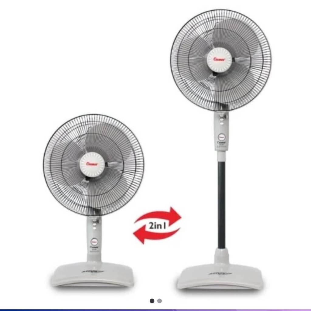 Jual Kipas Angin 2 In 1 (Kipas Berdiri / Duduk) Cosmos 16 SN | Shopee ...