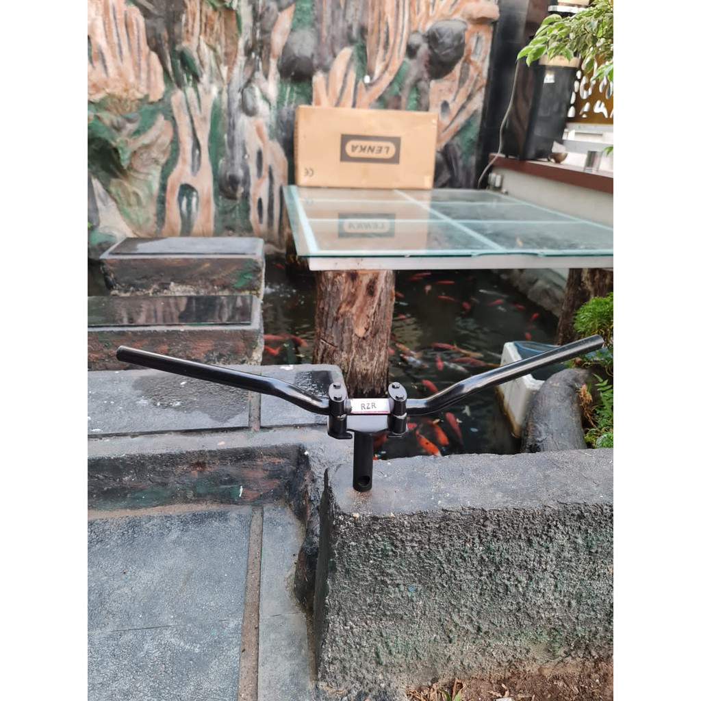 Jual Paket stang RZR plus dudukan stang racing road race universal pnp ...