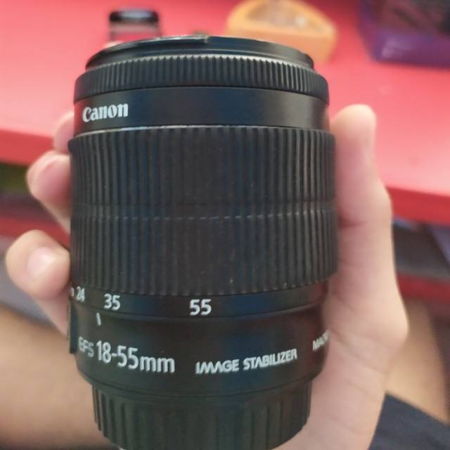 Jual Lensa Kit CANON 18-55mm STM F3.5 For Kamera DSLR | Shopee Indonesia