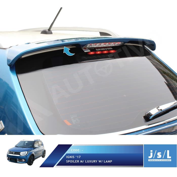 Jual Suzuki Ignis Spoiler Model SGA JSL + Lampu / Spoiler w/ Lamp ...