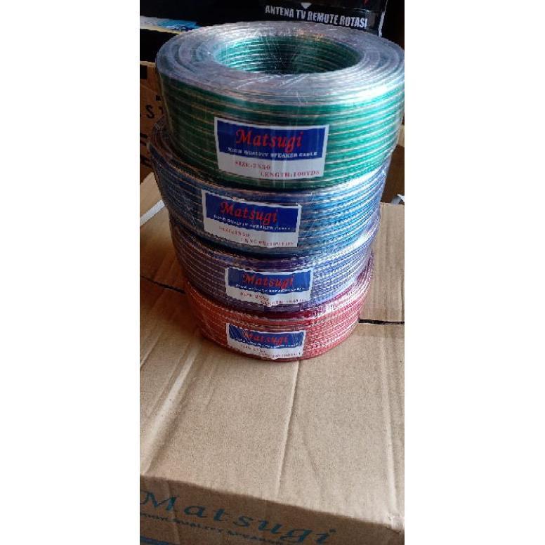 Jual Kabel Monster Audio Speaker Transparan 2X30/ 2 X 30 / 100 Yard (80 ...