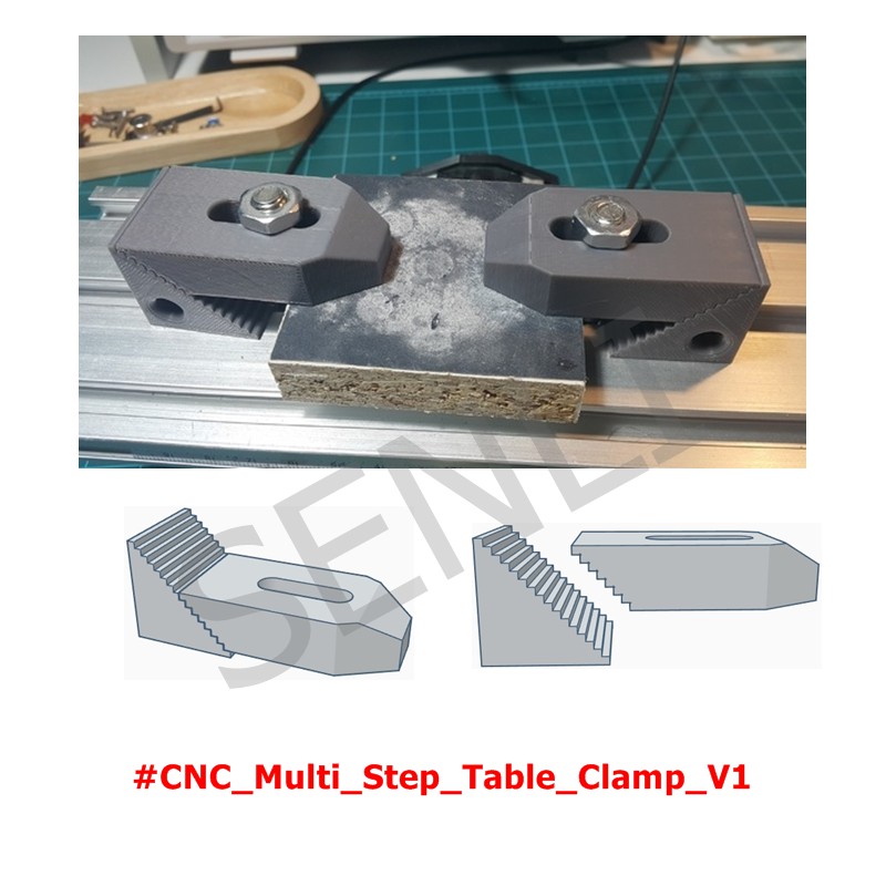 Jual CNC Multi Step Table Clamp V1 | Shopee Indonesia