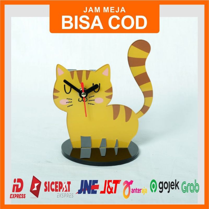 Jual Jam Meja Kucing Jam Meja Custom The Everest Project Jam Custom ...