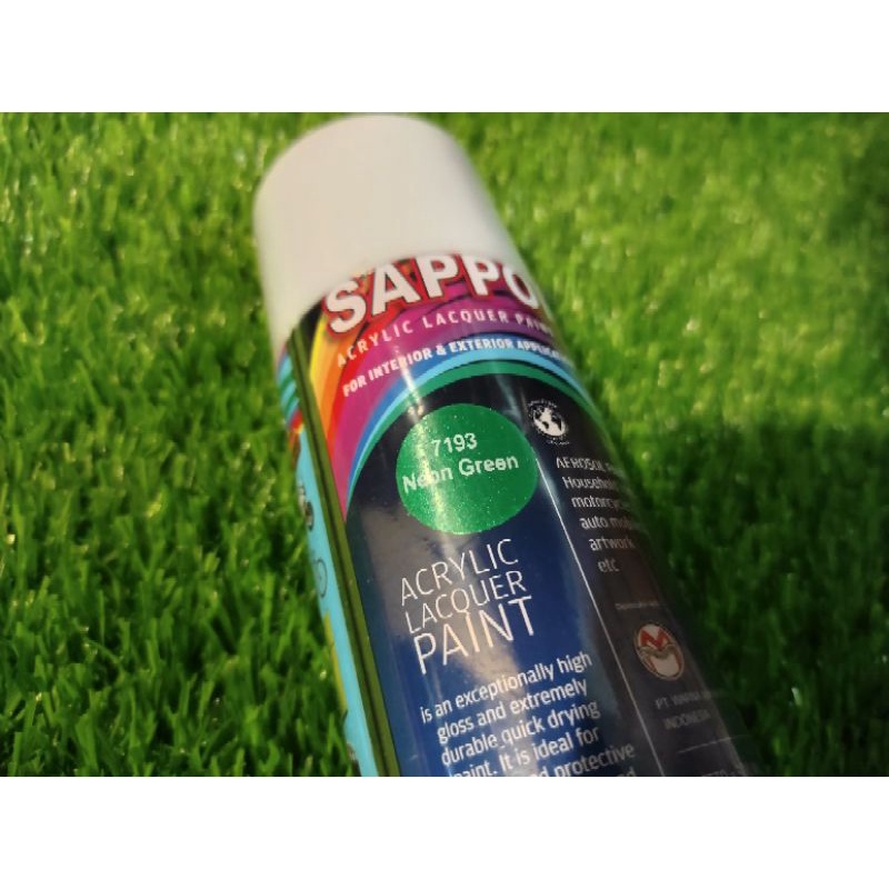 Jual Sapporo spray 7193 Neon Green / cat semprot Sapporo | Shopee Indonesia
