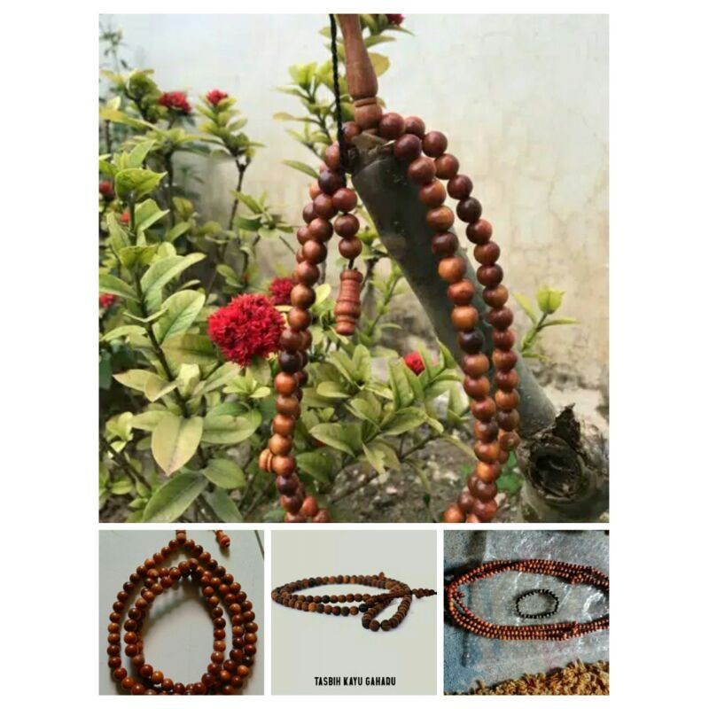Jual Tasbih kayu gaharu agathis/kayu raja tasbih kayu bertuah | Shopee ...