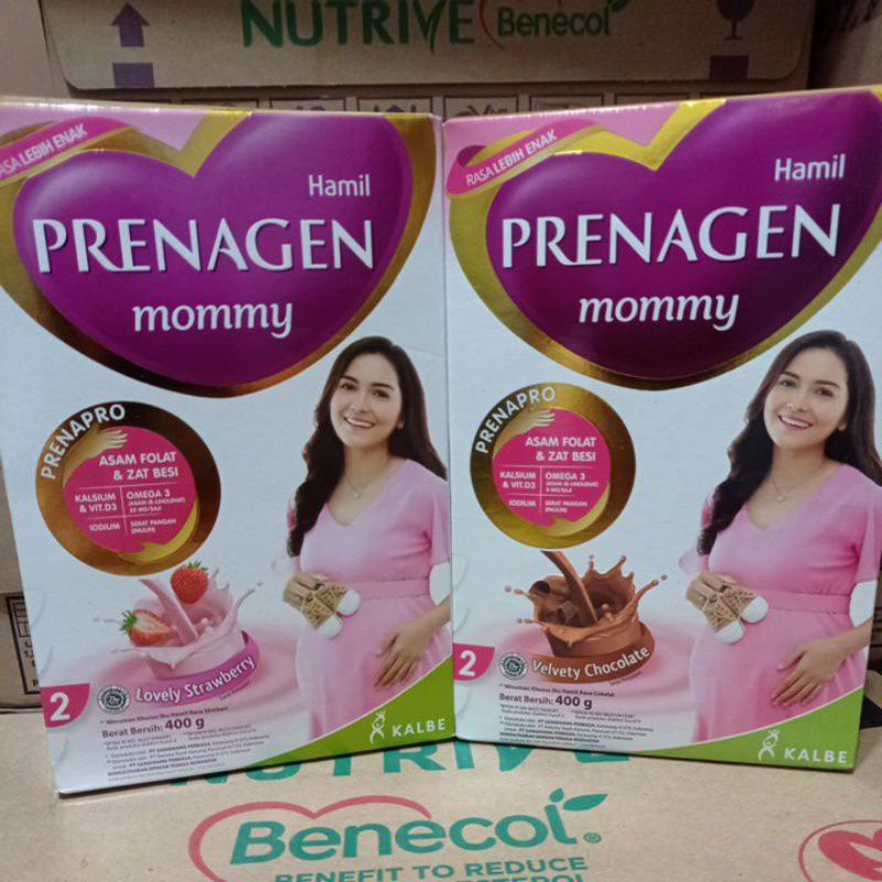 Jual Prenagen mommy 360gr coklat/strawberry/vanila/kacang hijau/mocha/emesis/almond soya ...