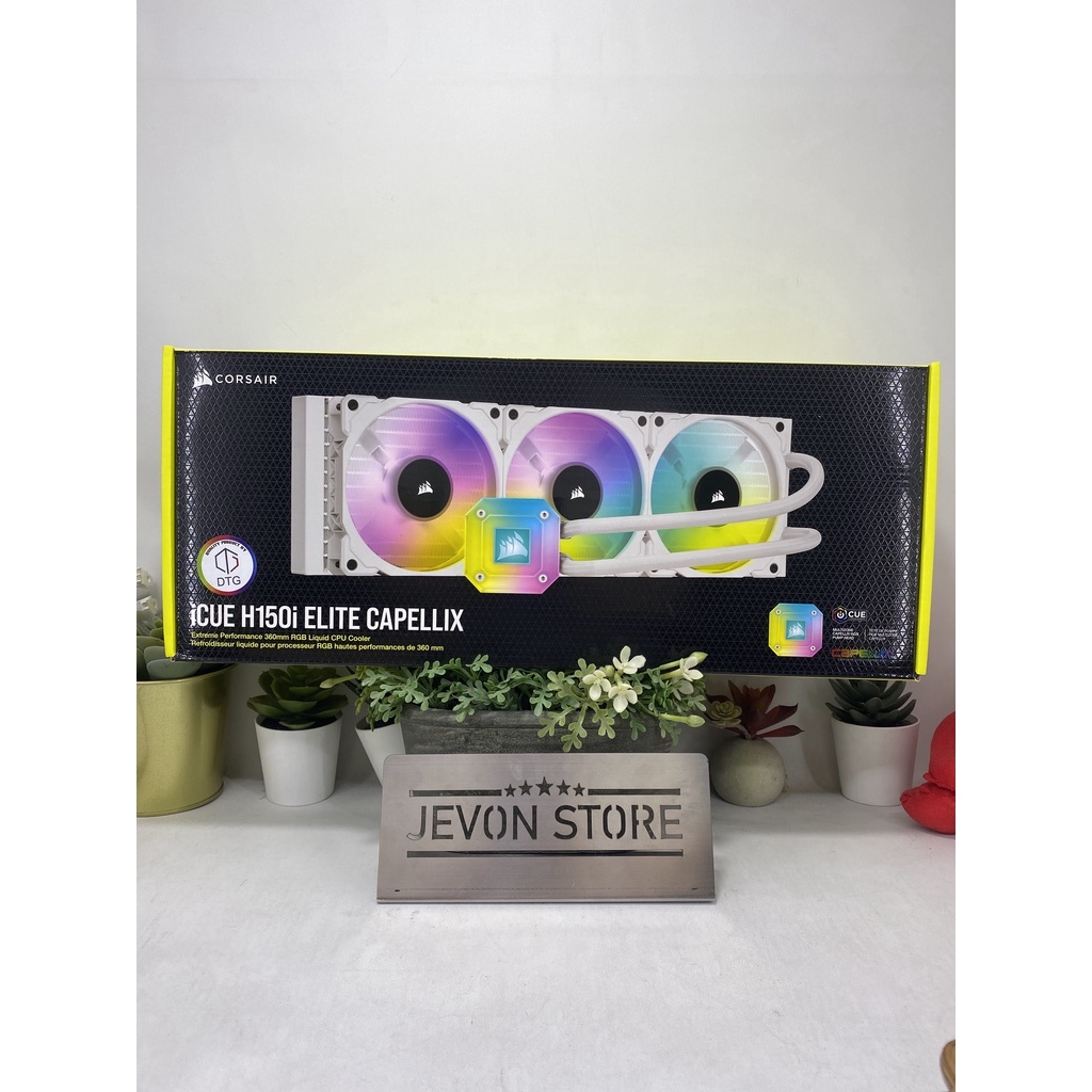 Jual Corsair H150i Elite Capellix White AIO CPU Cooler Intel AMD 1700 ...