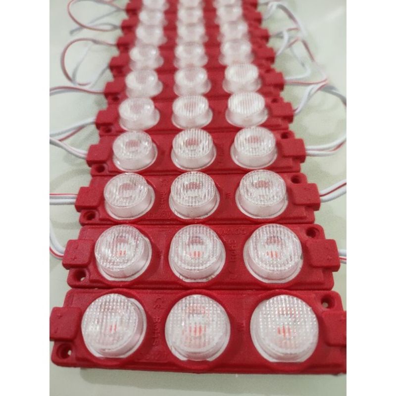 Jual Lampu LED Module Strip 3 Mata 24 volt 3 watt | Shopee Indonesia