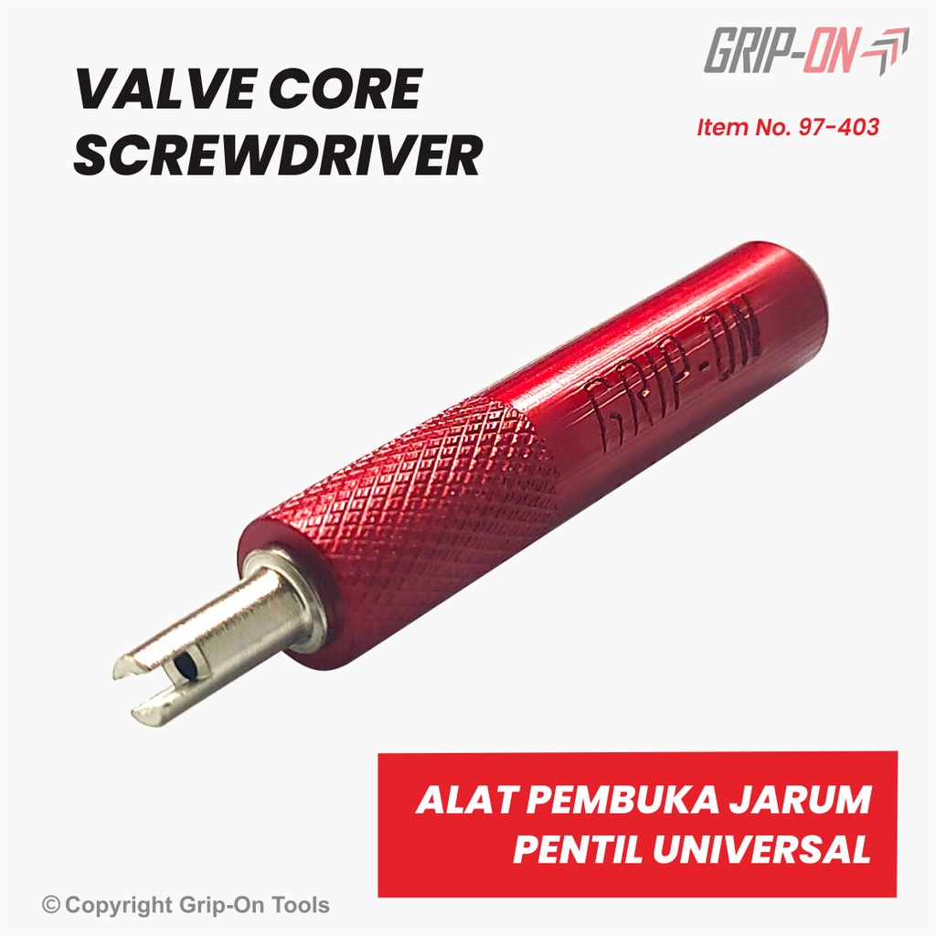 Jual Grip-On Pembuka Pentil Mini Grip On / Valve Core Screwdriver Mini Grip-On | Shopee Indonesia