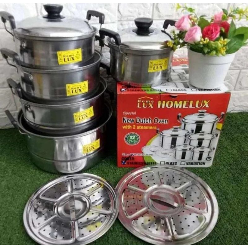 Jual Panci Set Homelux (set+sarangan) | Shopee Indonesia