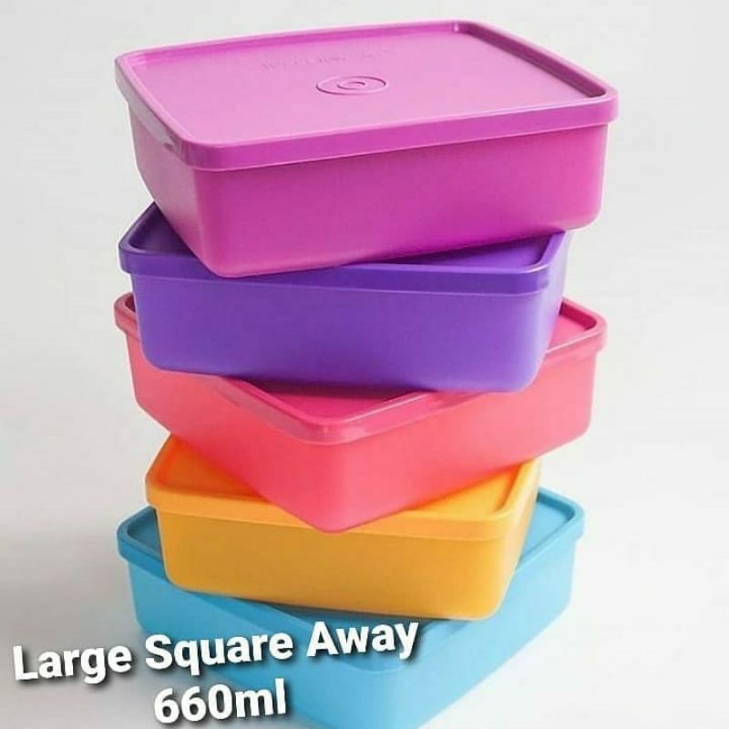 Jual Tupperware Large square away satuan | Shopee Indonesia