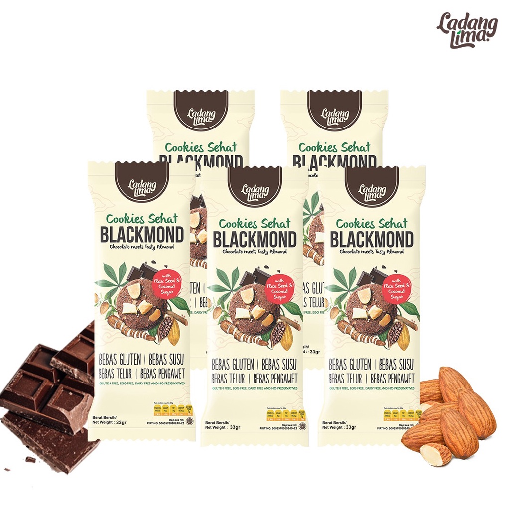 Jual 5 pcs - Blackmond Sachet 33g Ladang Lima | Shopee Indonesia