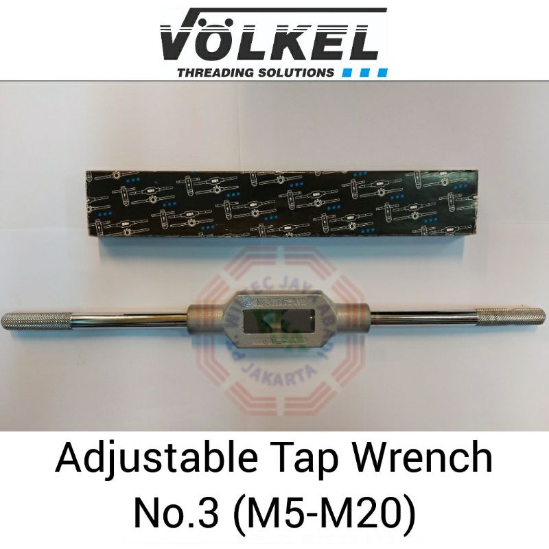 Jual Adjustable Tap Wrench / Handle Tap No. 3 (M 5 - 20) Merek VOLKEL ...