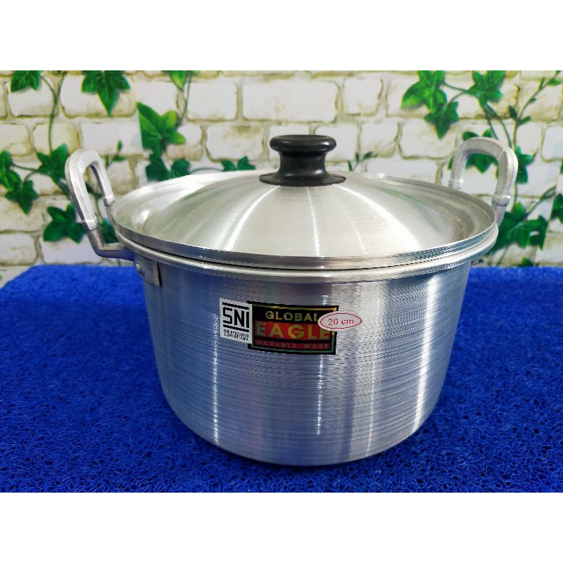 Jual Panci tutup uk 20CM Eagle / Jawa / panci masak / panci air / panci ...