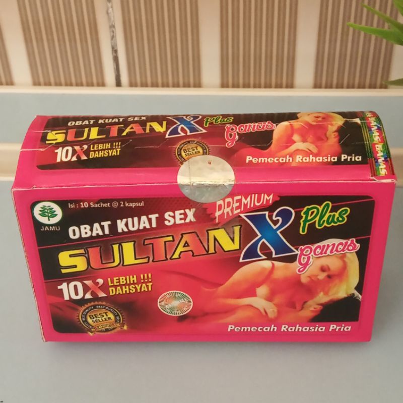 Jual KAPSUL SULTAN X PLUS OBAT KUAT OBAT TAHAN LAMA (1 Box isi 10 Sachet) | Shopee Indonesia