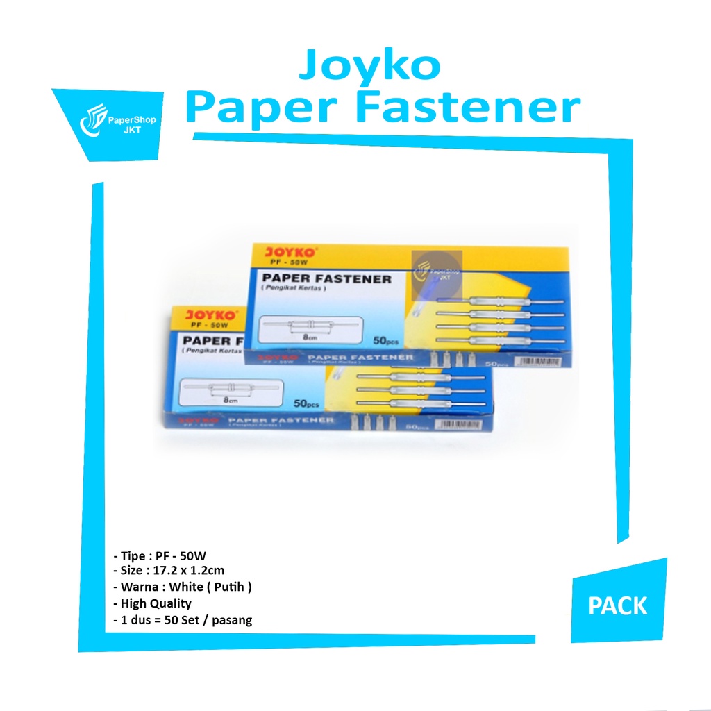 Jual JOYKO - Paper Fastener - PF-50W Acco - Pack | Shopee Indonesia