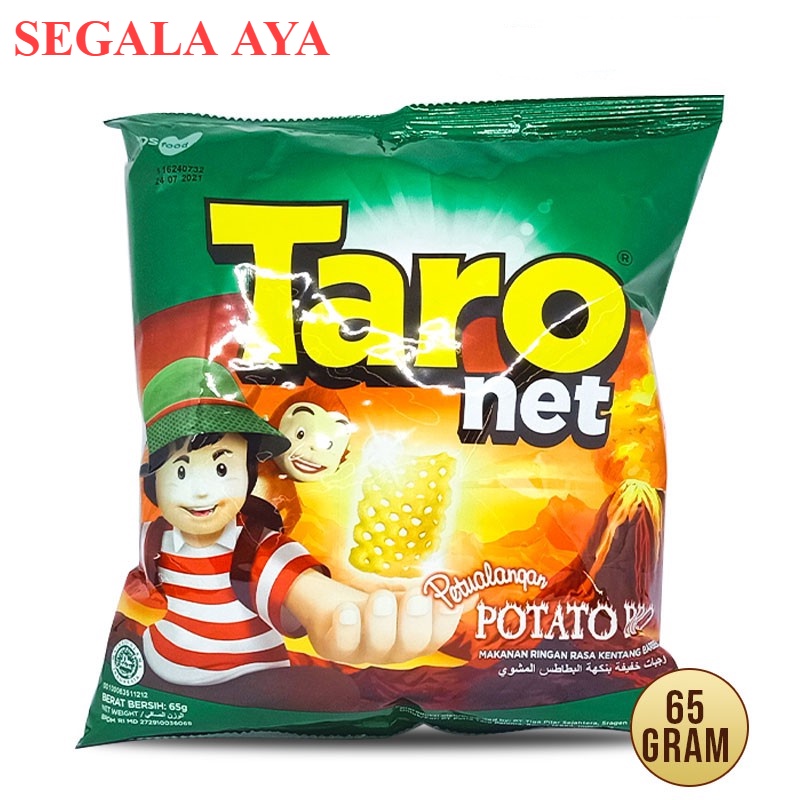Jual TARO NET POTATO BBQ SEWEED 65 GRAM - CEMILAN SNACK RINGAN DAN ...