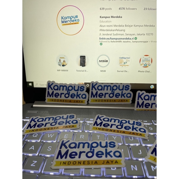 Jual Sticker kampus merdeka stiker | kampus mengajar angkatan 4 ...
