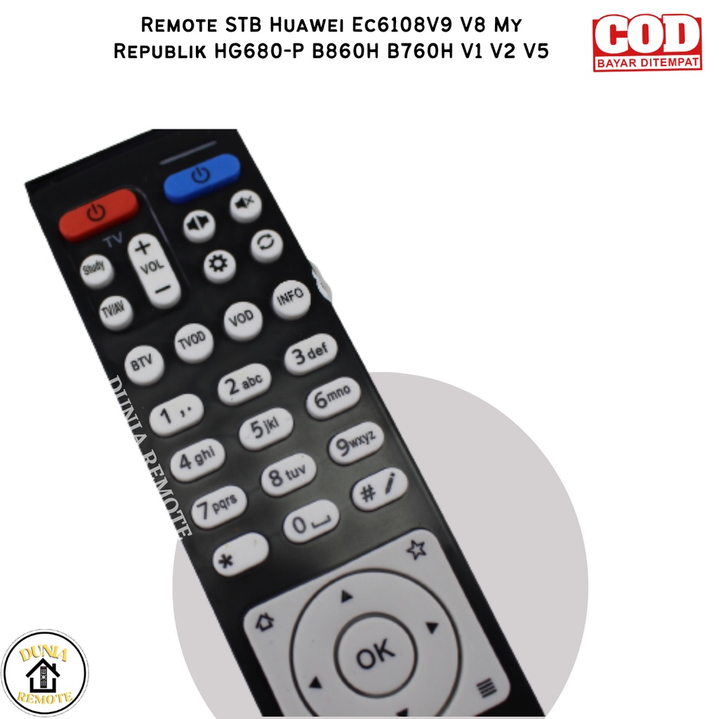 Jual Remote REMOTE USEE TV Speedy STB MY REPUBLIC ZTE B860 V8 , V9 ...