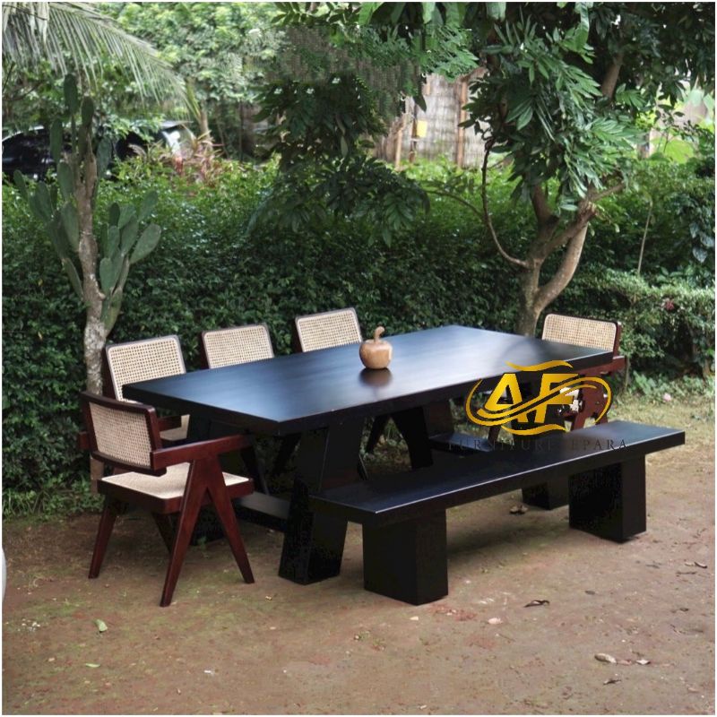 Jual Lolly dining set minimalis, set meja kursi rotan mewah, kursi ...