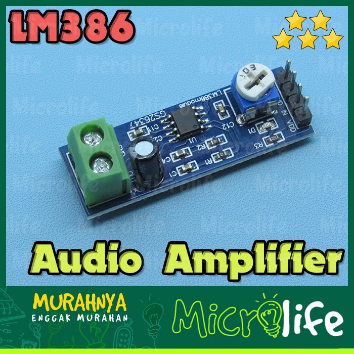 Jual LM386 Audio Amplifier Module | Shopee Indonesia