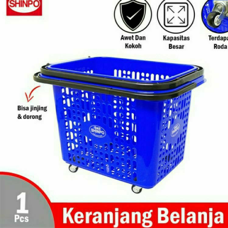 Jual TROLLEY KERANJANG BELANJA PASAR SIP 342 DENGAN RODA DORONG TROLLI ...