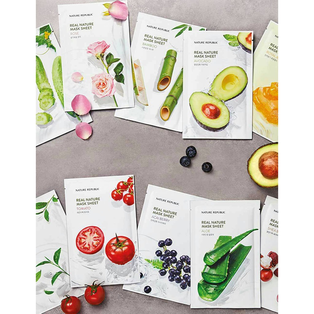 Jual [SIAP KIRIM] Nature Republic Sheet Mask 100% ORIGINAL | Shopee ...