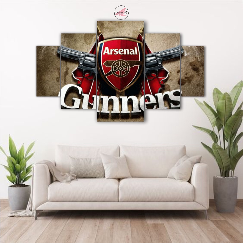 Jual COD 1 SET Pajangan Hiasan dinding ARSENAL FC Poster Kayu Wall ...
