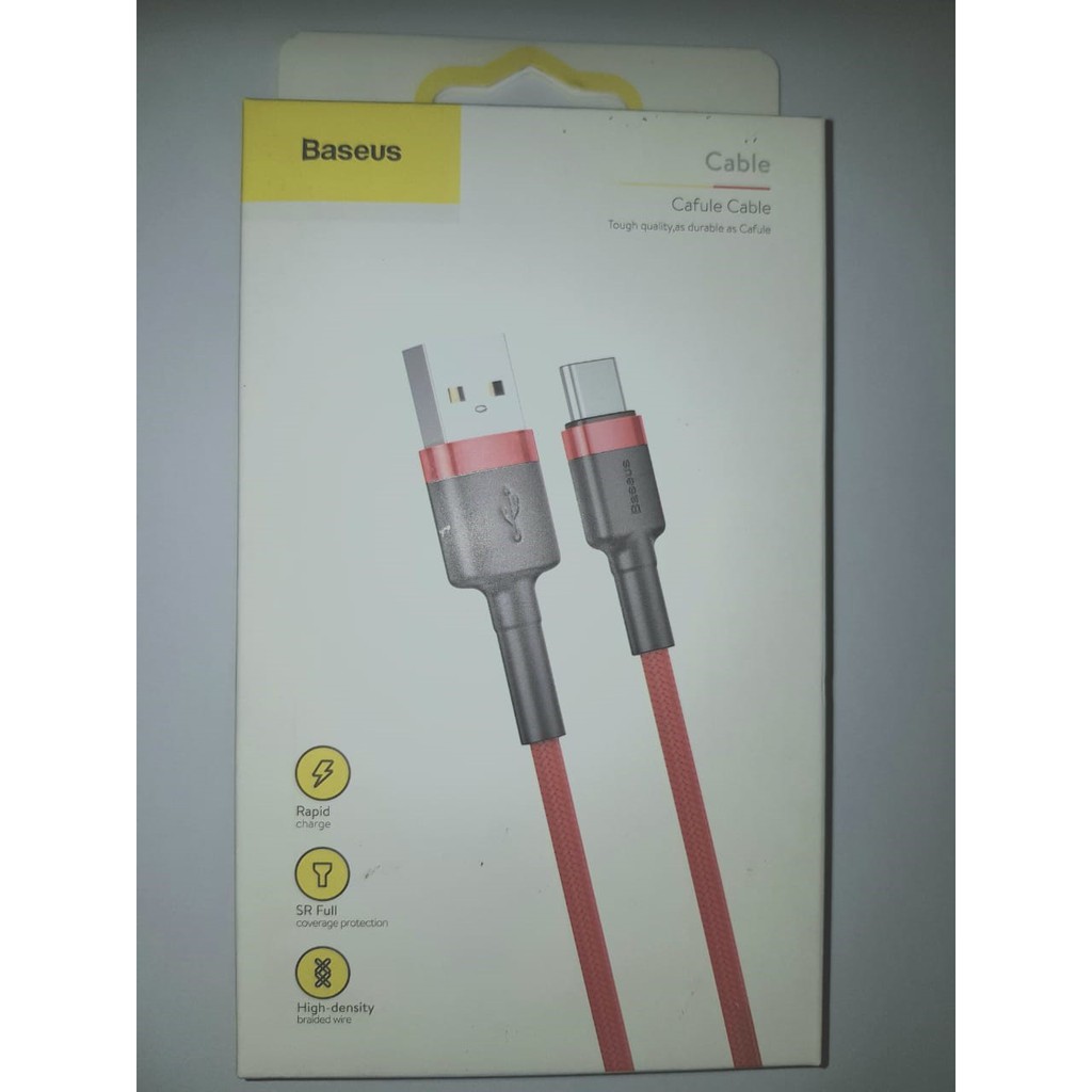 Jual Baseus TYPE C 2A 2M Kabel Data Charger TYPE C 2M Baseus Kevlar ...