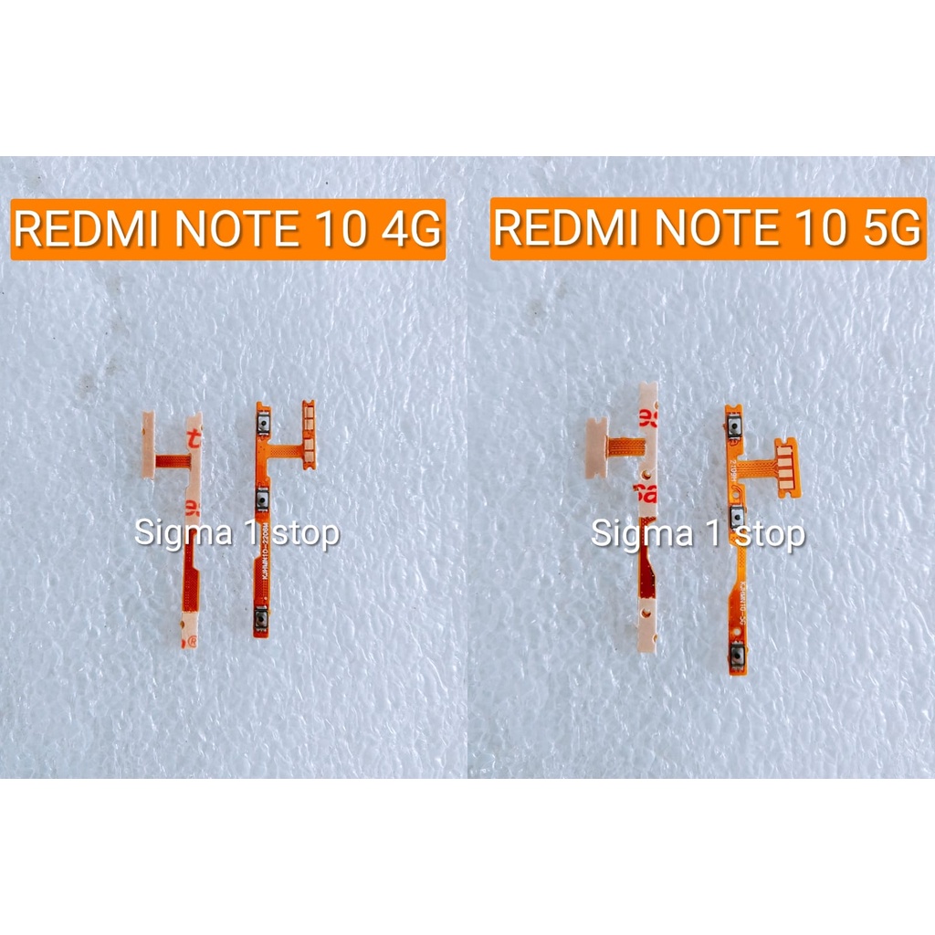 Jual REDMI NOTE 10 4G / 5G FLEXIBLE ON OFF + VOLUME FLEXI POWER TOMBOL FLEKSIBEL KABEL VOL SUARA ...