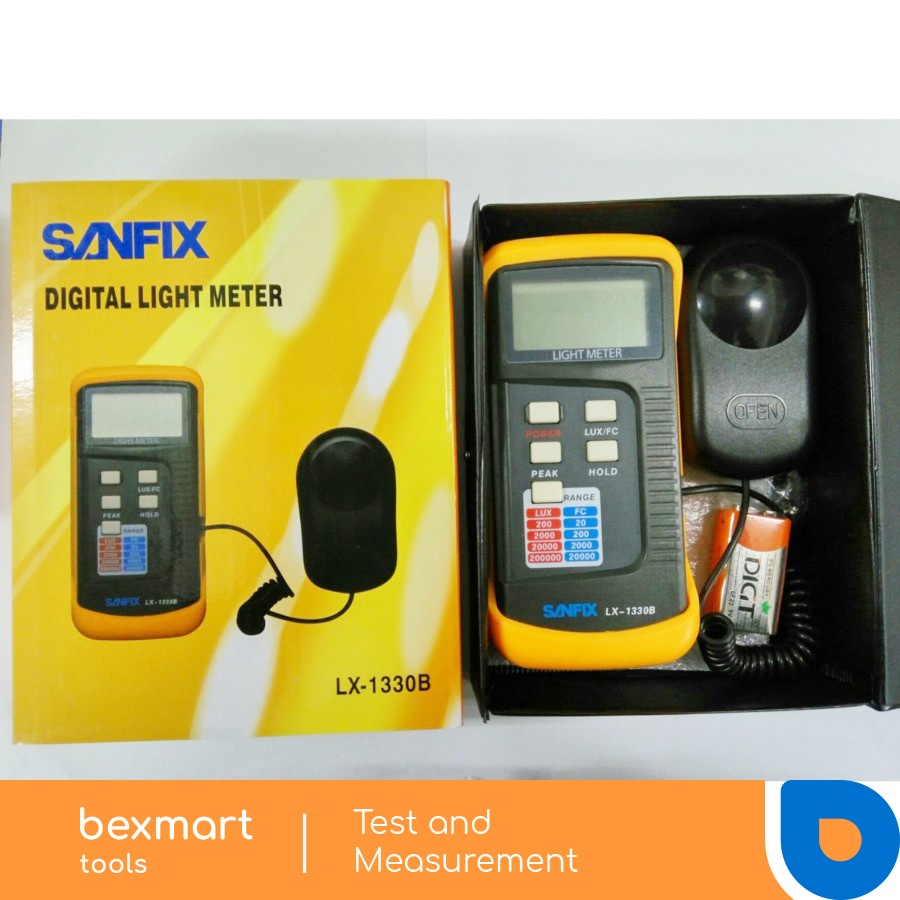 Jual Lux Meter Light Meter Sanfix LX-1330B | Shopee Indonesia