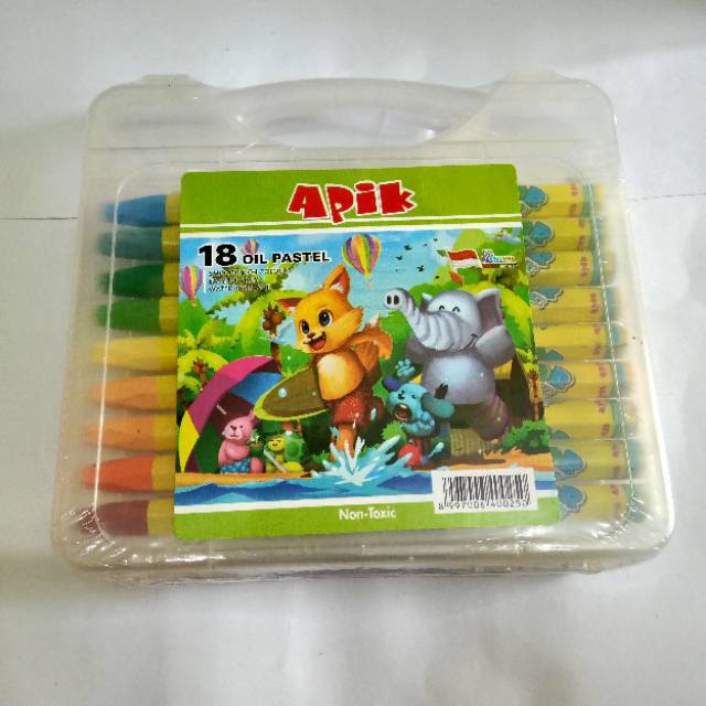 Jual Apik Crayon Murah 18 Warna Apik Krayon Murah 18 Warna Apik Oil ...