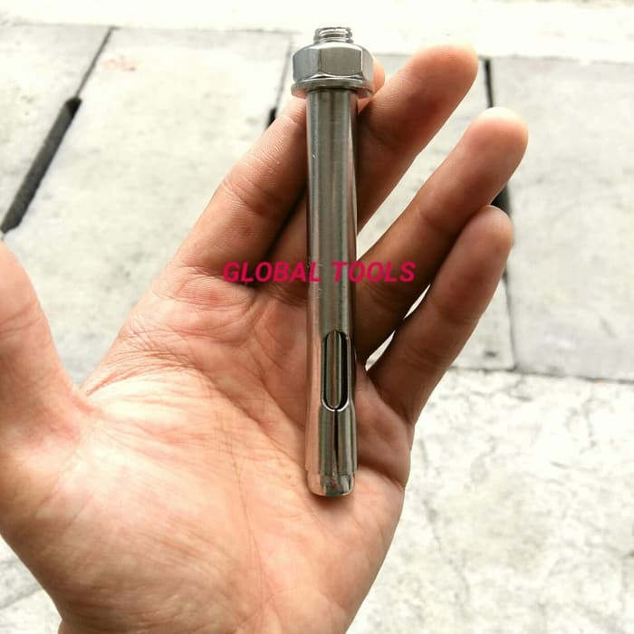 Jual Dynabolt Stainless 16 x 111 drat m14 kunci 22 not angkur hilti ...