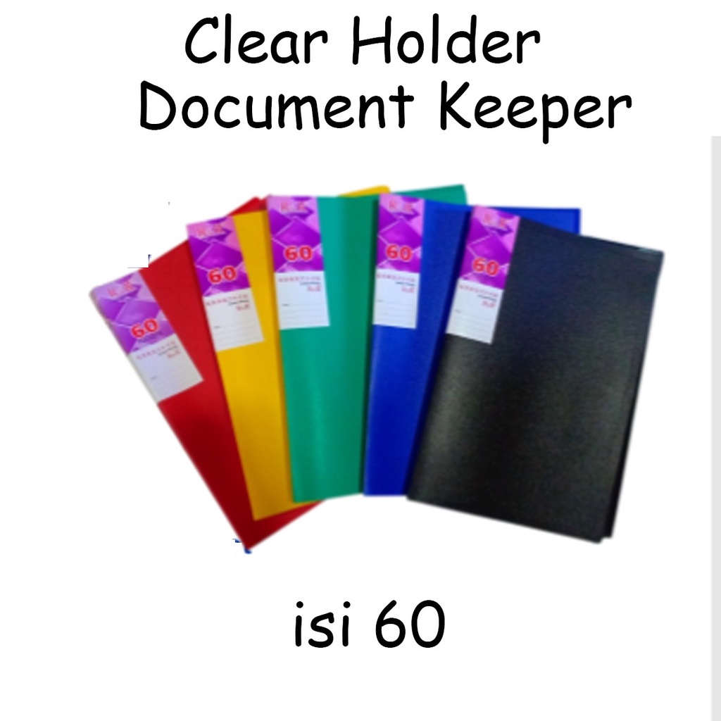 Jual Clear Holder Document Keeper R&R ( 60 Lembar ) | Shopee Indonesia